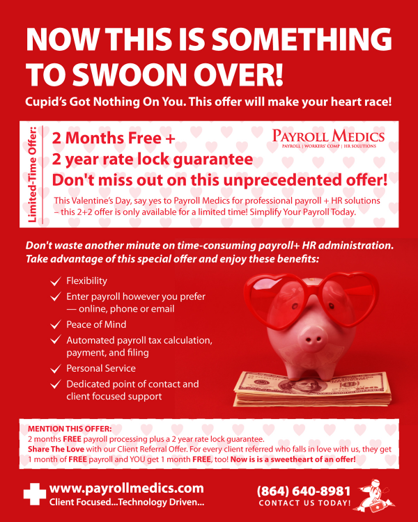 A Valentine's Day Offer to Swoon Over - Payroll+Medics Payroll ...